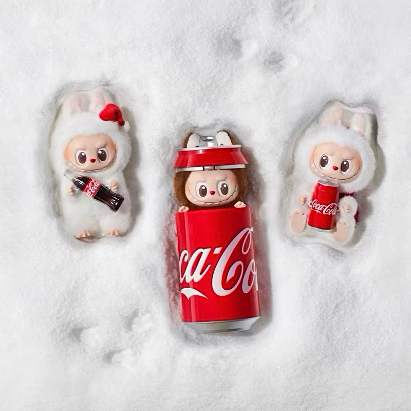 Random Box Labubu Coke Coca-Cola The Monsters Series Bucola Keychain ...