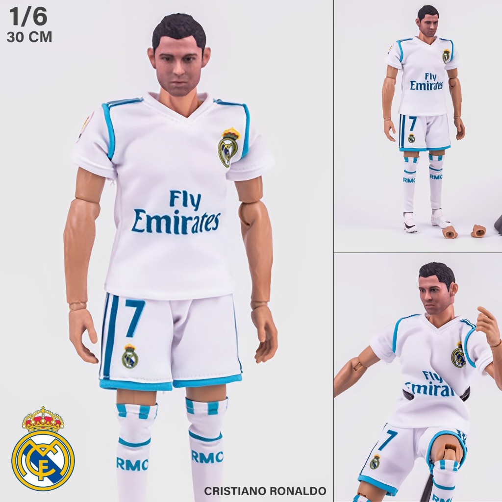 Figma Real Madrid Cristiano Ronaldo CR7 No 7 1/6 Height 30 cm ...