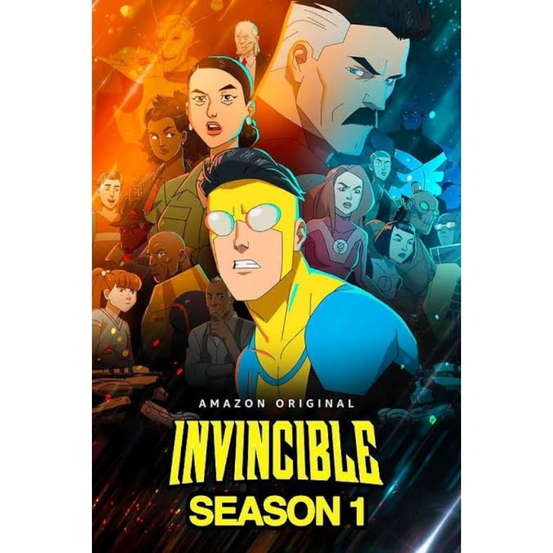 Blu-ray + DVD Cover + Screen Invincible Season 1 | Shopee Singapore