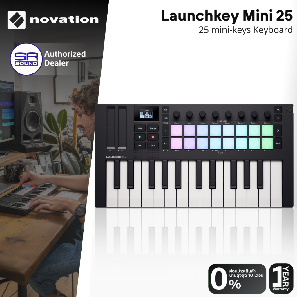 NOVATION Launchkey Mini 25 Mk4 Keyboard 25 Key Midy Controller | Shopee ...