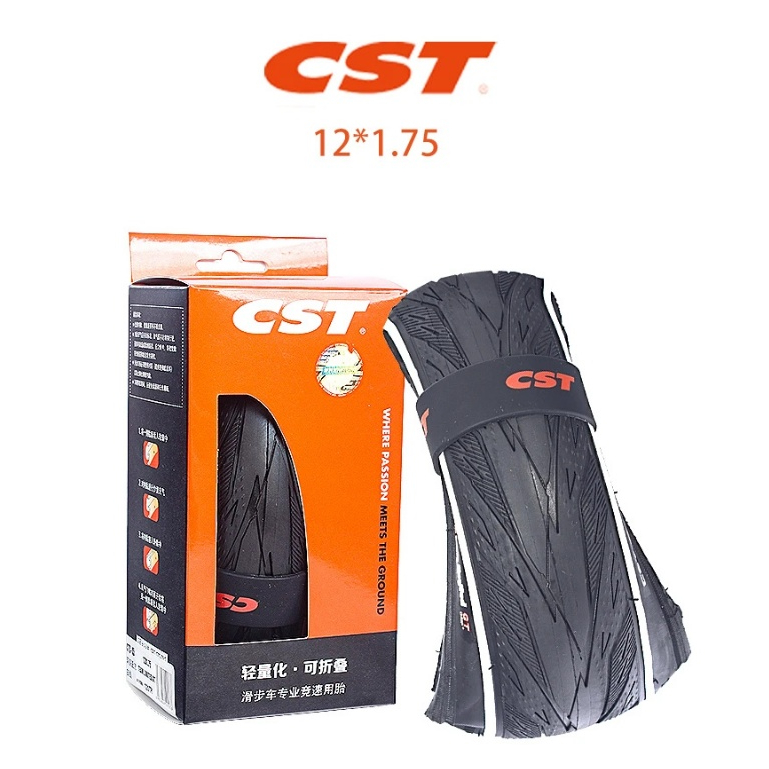 CST Team Limited GT CTC-15 Folding Rimless Tires For Children Bicycle Plow Size 12x1.75 (Box ...
