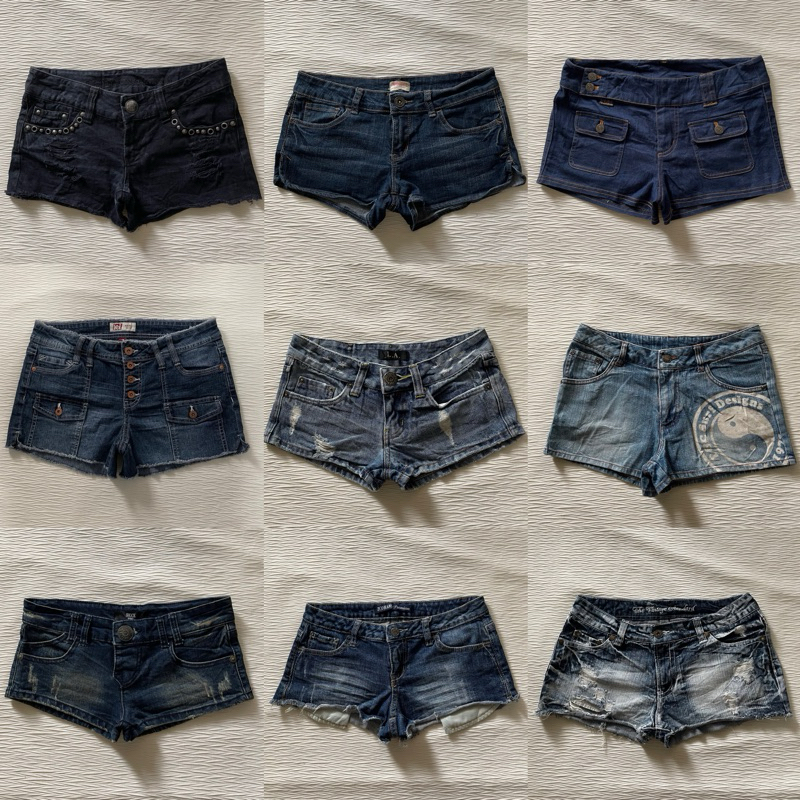 Low Waist Jeans Shorts Second Hand!! y2k Juicy (update21oct) | Shopee ...