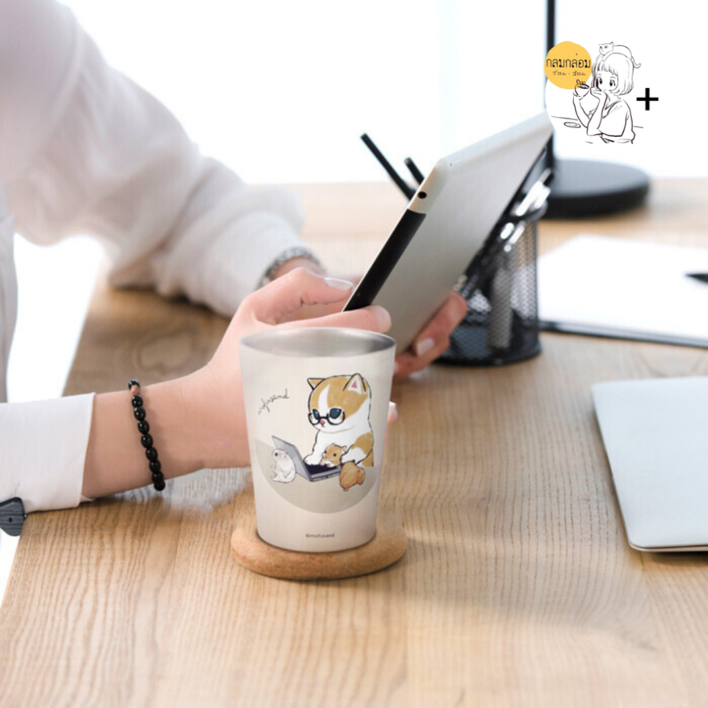 mofusand 2WAY Double Vacuum Tumbler M 450 ml. | Shopee Singapore