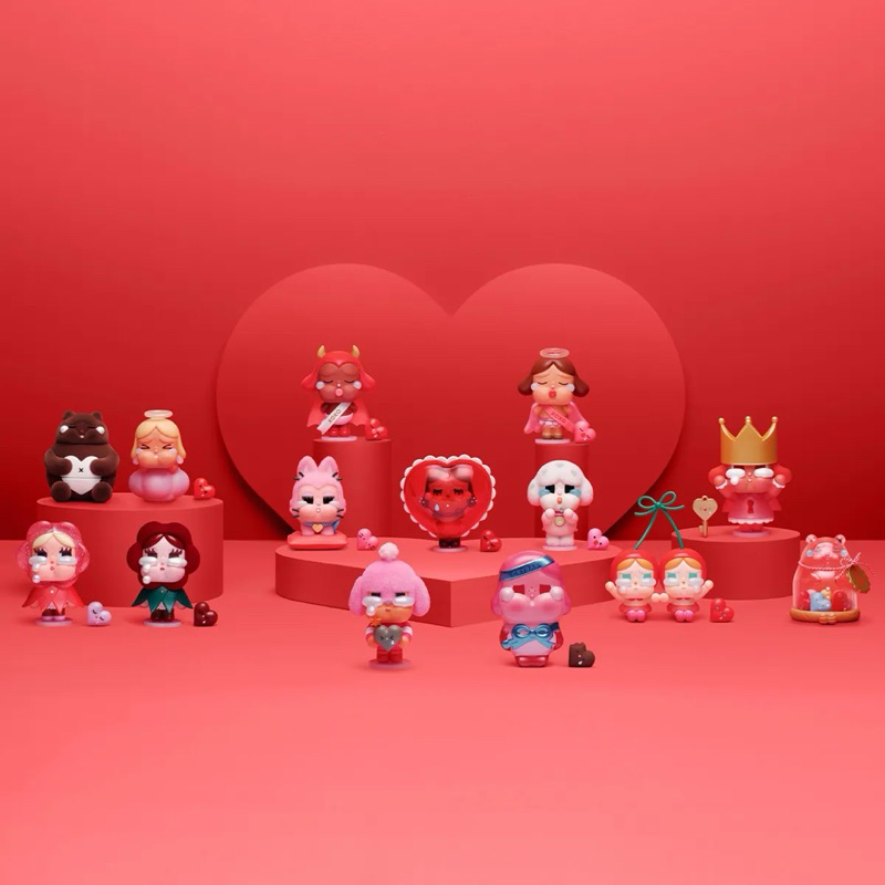 POPMART-CRYBABY Crying For Love Series Figures Non-Seamble Card Type ...