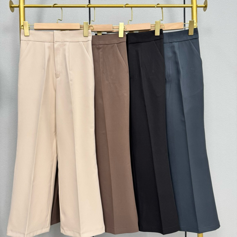A06 Little Wide Leg Pants 7 Parts (Micro Cloth) | Shopee Singapore