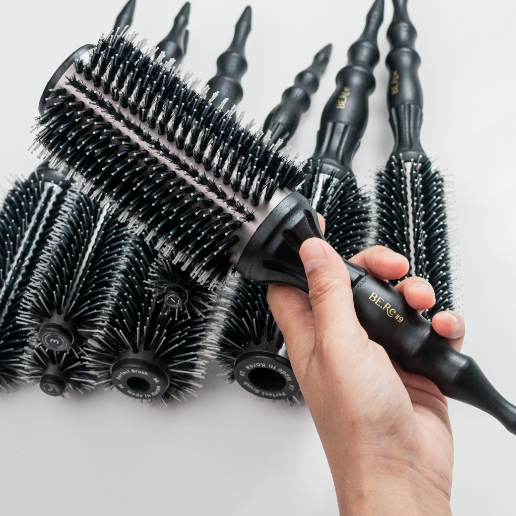BE.Re Premium Black Hair Curler Set Easy To Style Prevent Wrap The ...