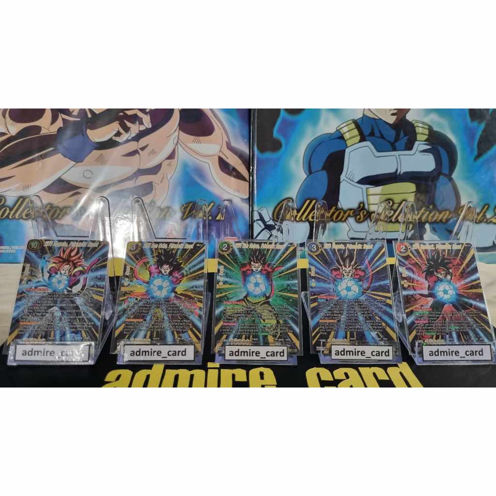 DBS Prismatic Burst Complete 5 Cards SS4 Gogeta + SS4 Son Goku + SS4 ...