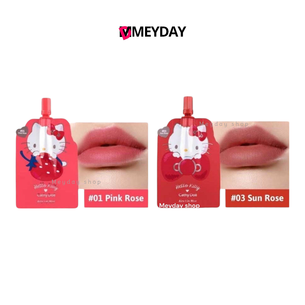 Cathy Doll Lip Sachet Dip Hello Kitty Airy Blur | Shopee Singapore