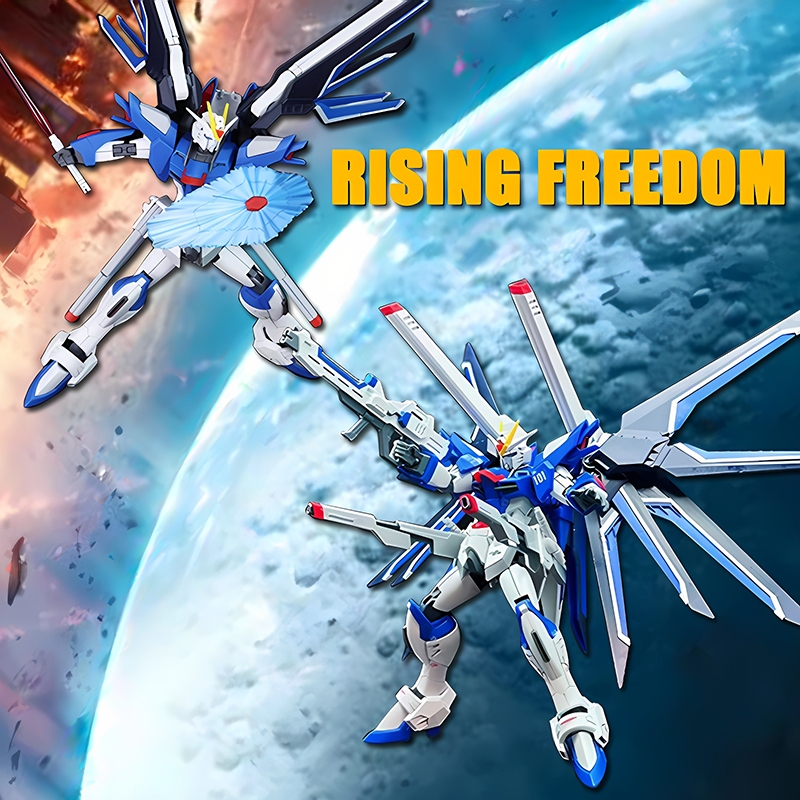 Hg rising freedom Gundam 1/144 Assembled Robot Model Gunpla Toy Figure ...