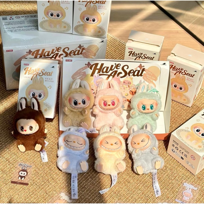 Labubu Version2 Random Box Art Toy Dip Keychain V2 Labuh Secret Model ...