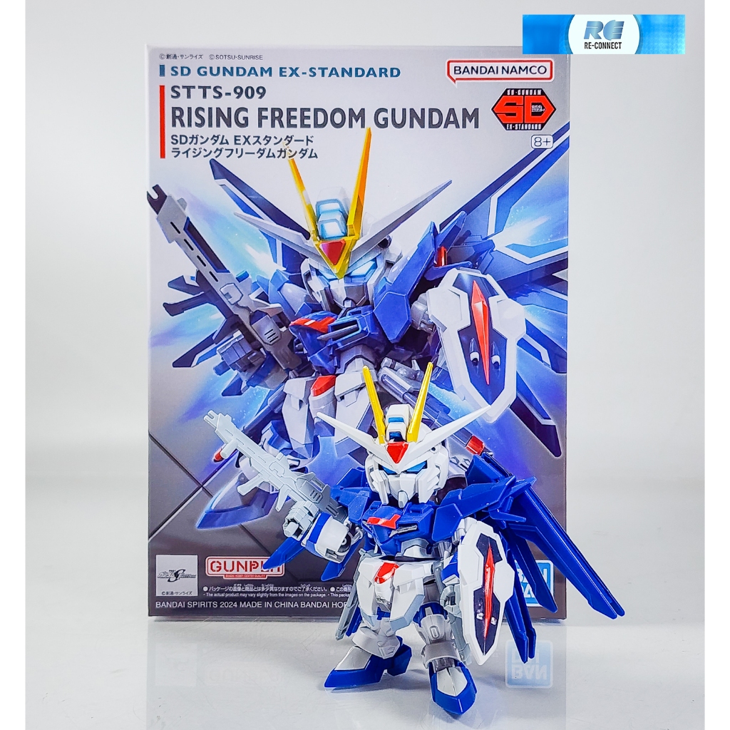GUNDAM Model RISING FREEDOM Robot Toy BANDAI SD EX STANDARD 020 Mobile Suit Gunpla | Shopee ...
