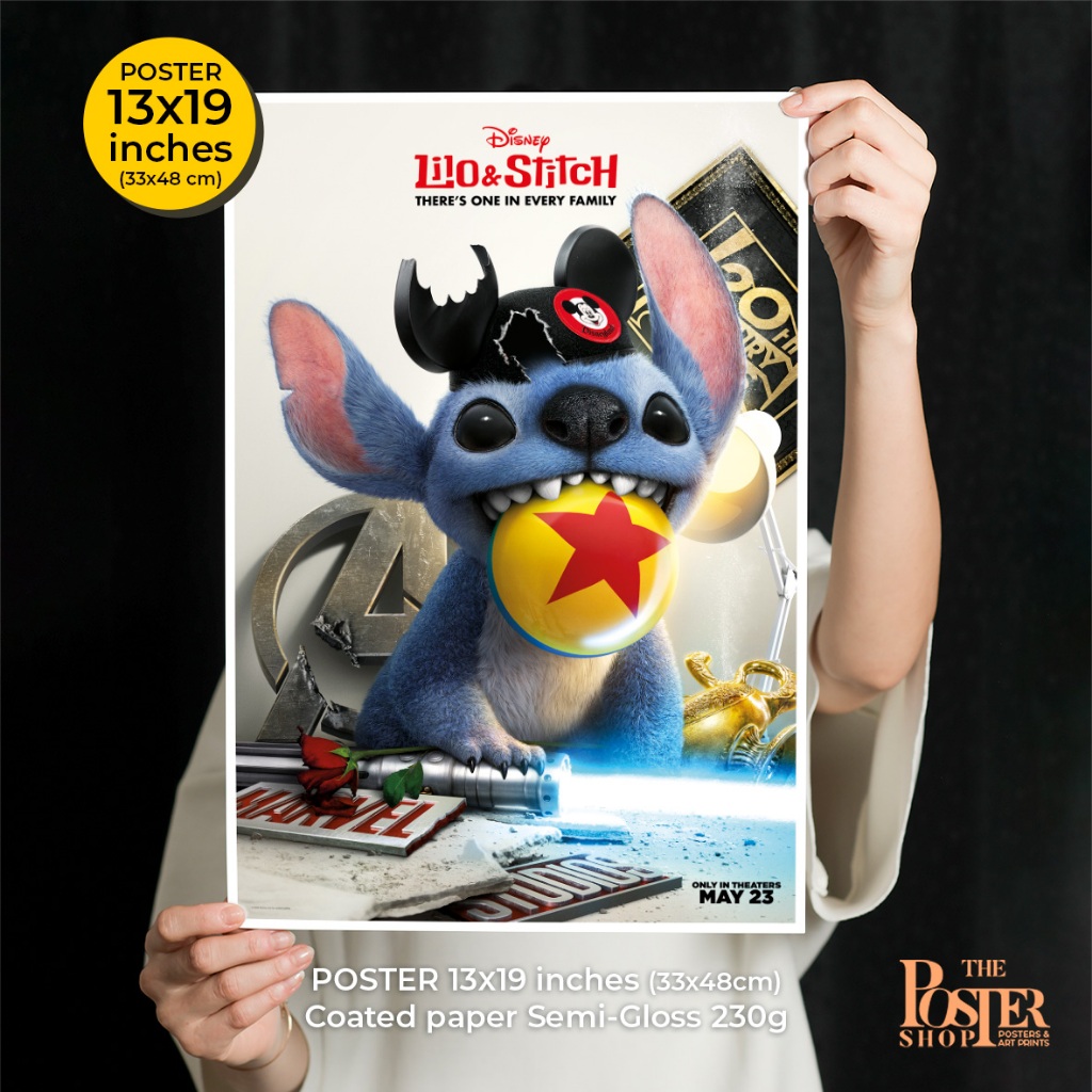 Lilo & Stitch Posters 2025 (Live Action) Photo Size 33X48 cm (No ...