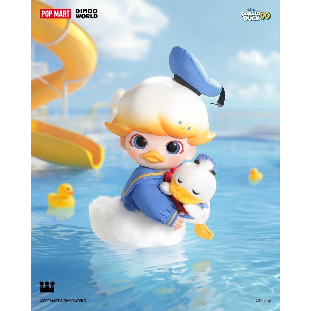 Dimoo Donald Duck 1/8 Action Figure 1 From Pop Mart Beautiful Chic Cute ...