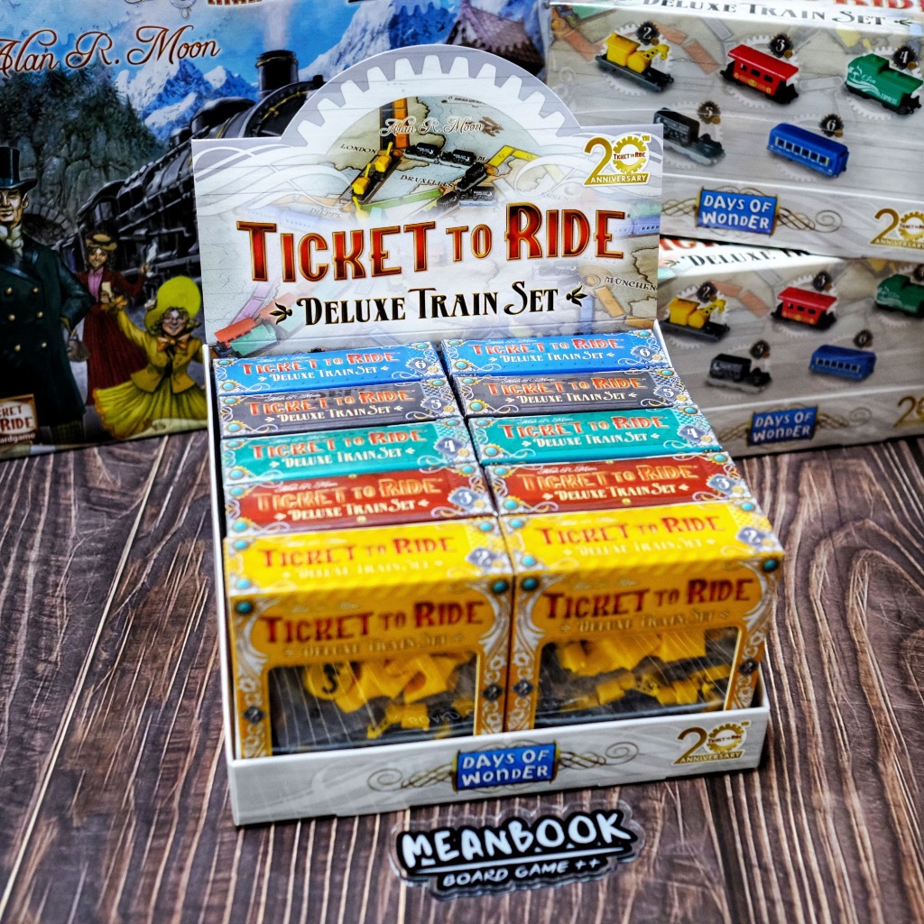 Ticket to Ride 20th Anniversary Deluxe Train Set Board Game (Thai ...