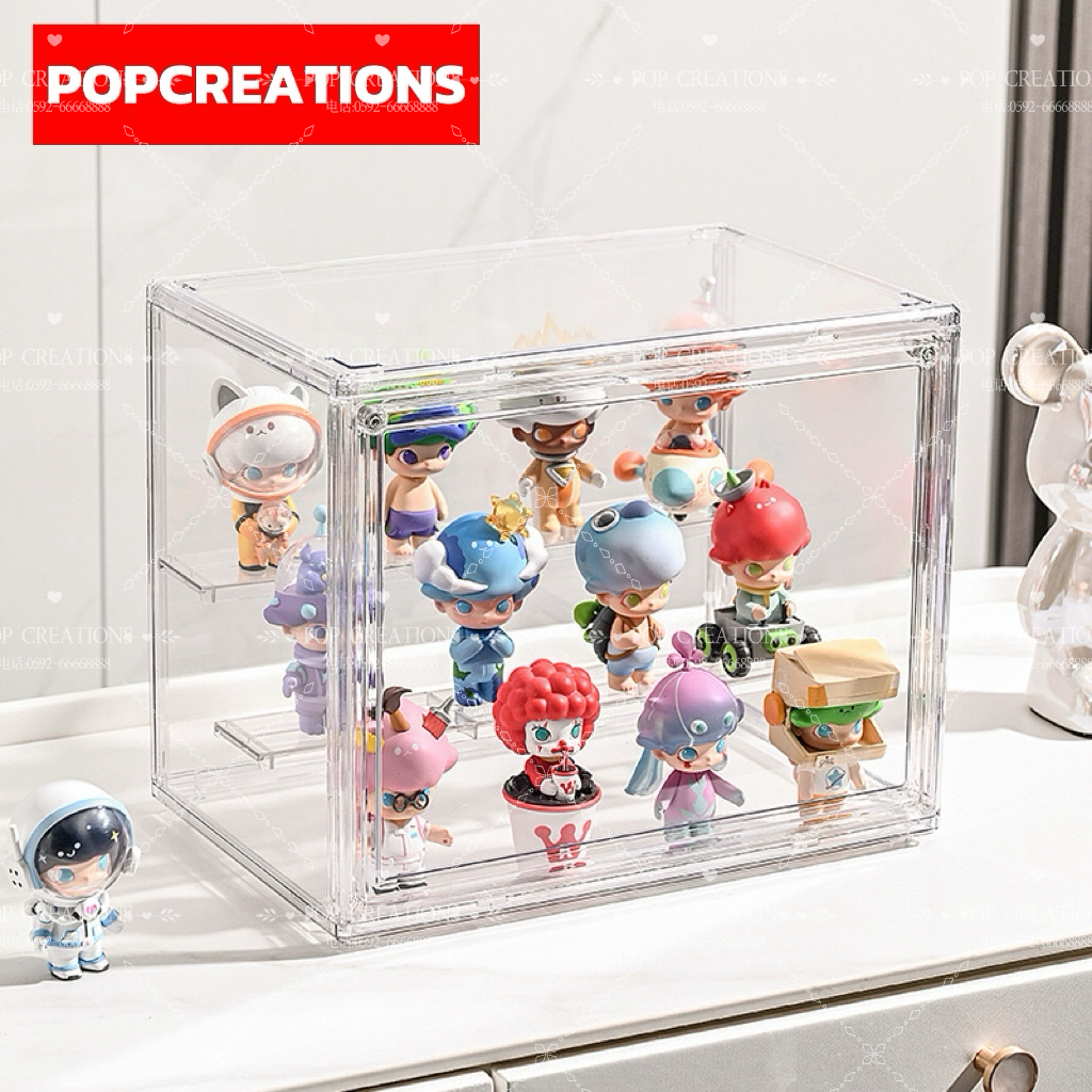 POPCREATIONS POPMART BOX Display Rack HIRONO Hacipu DIMOO LABUBU ...