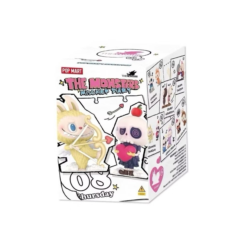 Random Box Popmart Authentic% Labubu "The monsters mischief diary" (Win ...