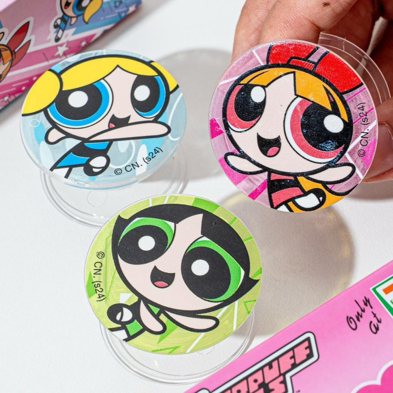 7-11xBigga Phone Grip The PowerPuff Girls On The Back Of The Power Puff ...