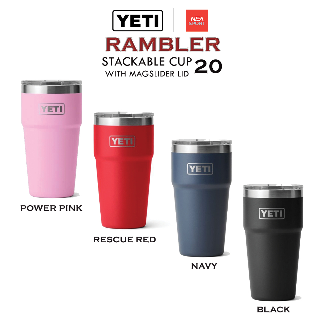 YETI RAMBLER 20 OZ STACKABLE CUP WITH MAGSLIDER LID Original Cold ...