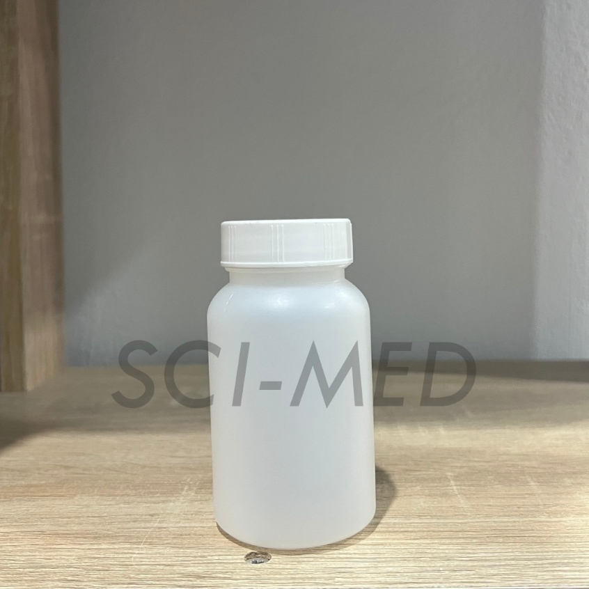 Chemical Solution Bottle (PE) Size. 130ml (White Cap/Inner Stopper ...