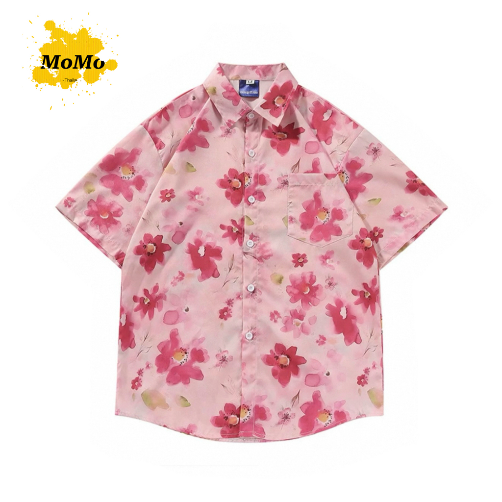 New Beautiful Songkran Shirt 2025 Pattern Flower | Shopee Singapore