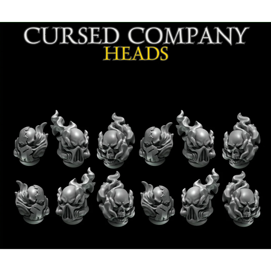 Cursed Company Heads Set x12 | Shopee Singapore