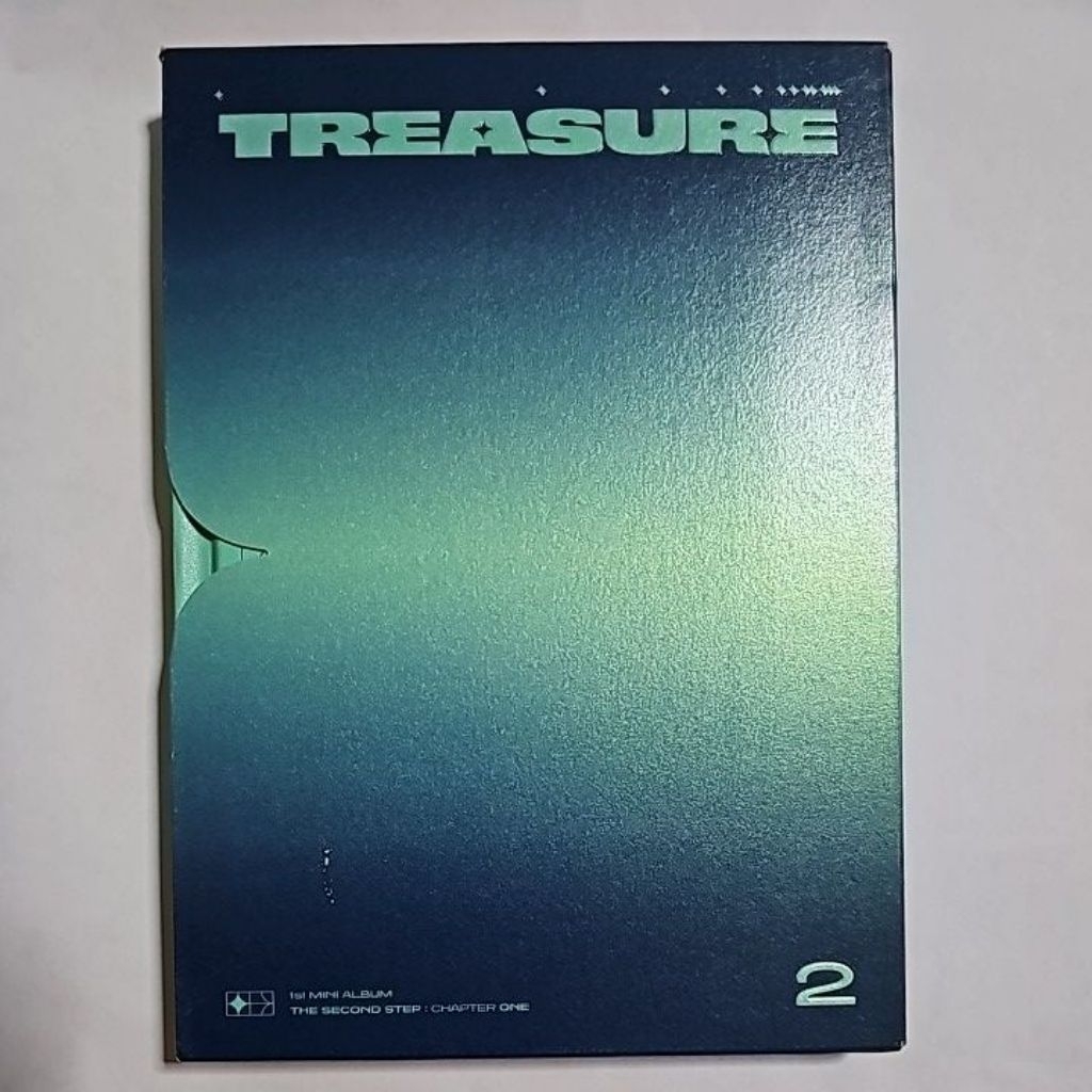 TREASURE 1st Mini Album THE SECOND STEP: CHAPTER ONE (Photobook Green ver)Unwrap Good Condition ...