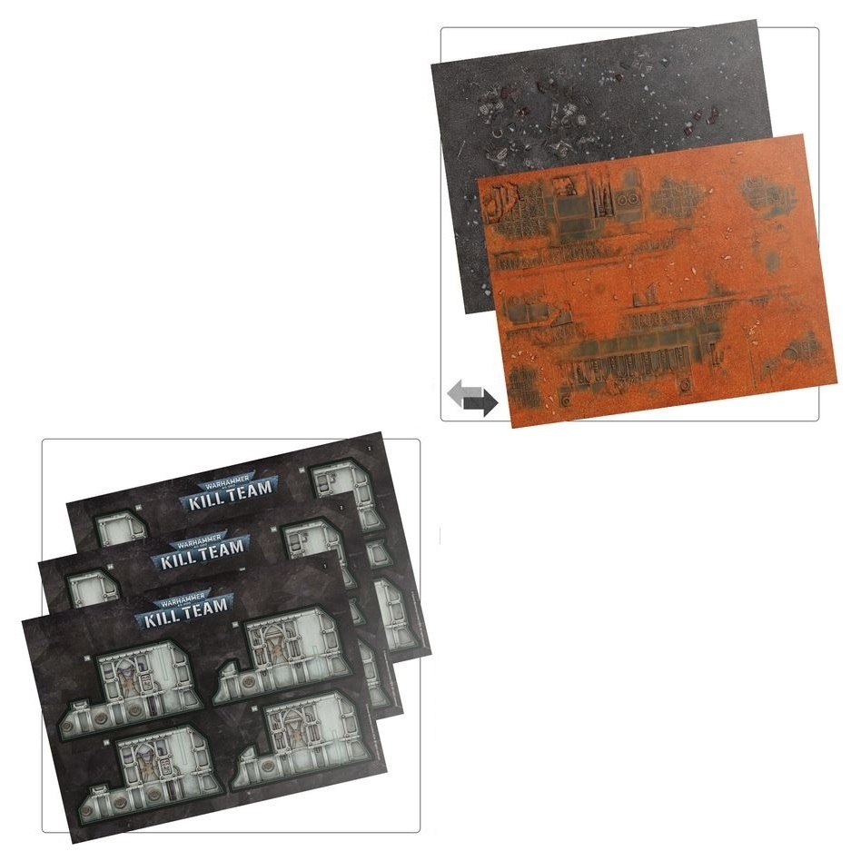 Warhammer 40k: Kill Team : Killzone Starter Set (MDF Terrain + Double ...