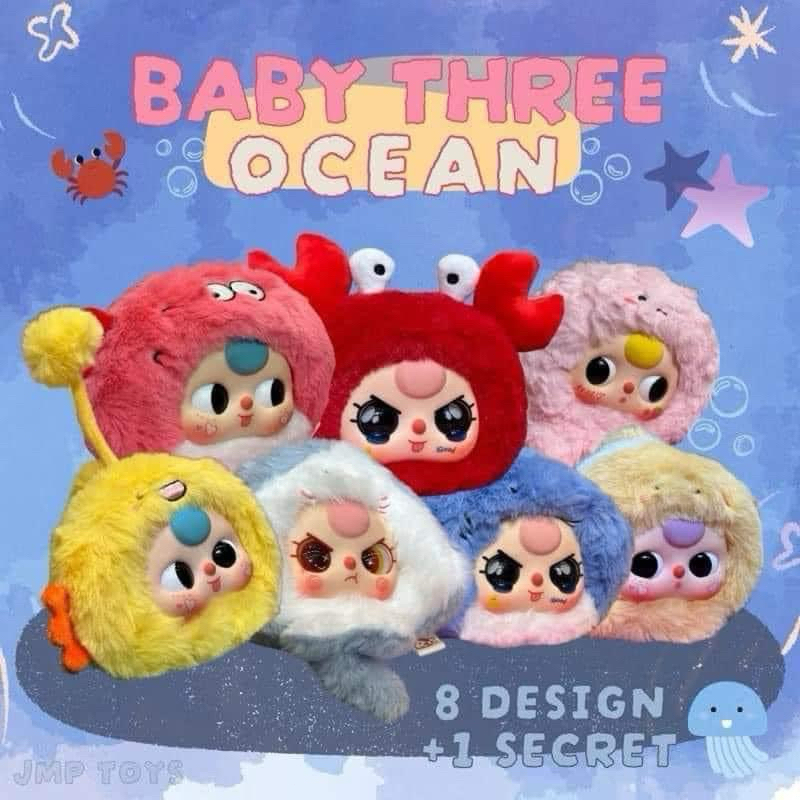 Baby Three Romantic Ocean plush blind box Children's Doll | Shopee ...