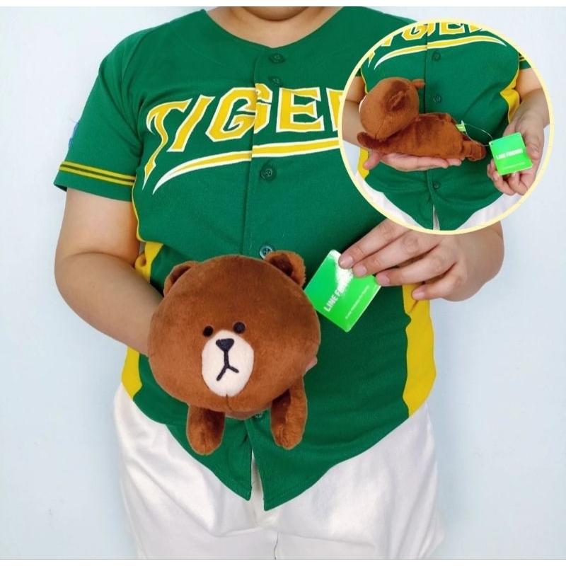 Japanese linebrown linefriends doll Brown Teddy Bear | Shopee Singapore