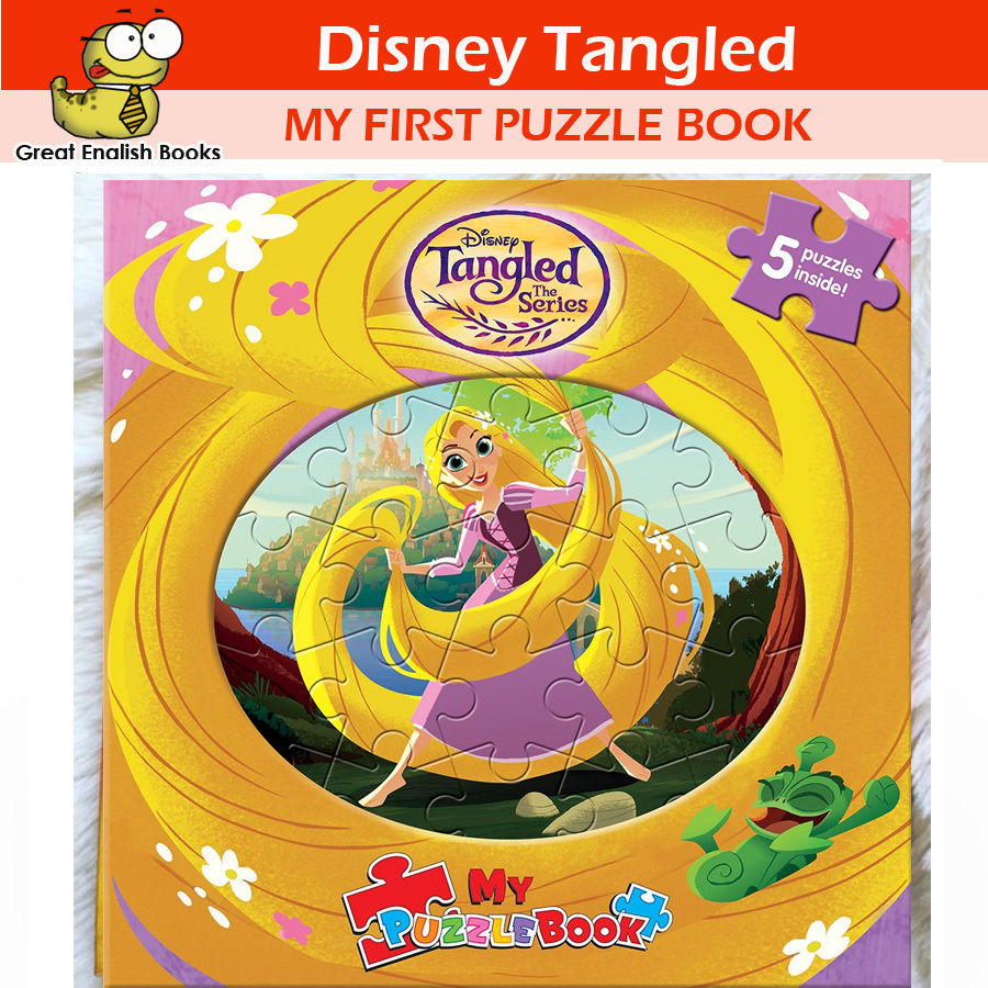 *Original* Story book+Jigs 5 Types DISNEY TANGLED MY FIRST PUZZLE book ...