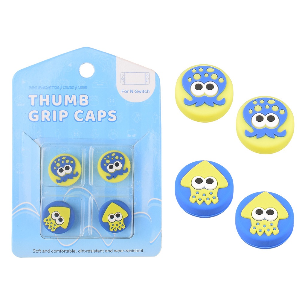 Rubber Stopper splatoon Analog joy Caps Quality Game Nintendo Switch ...