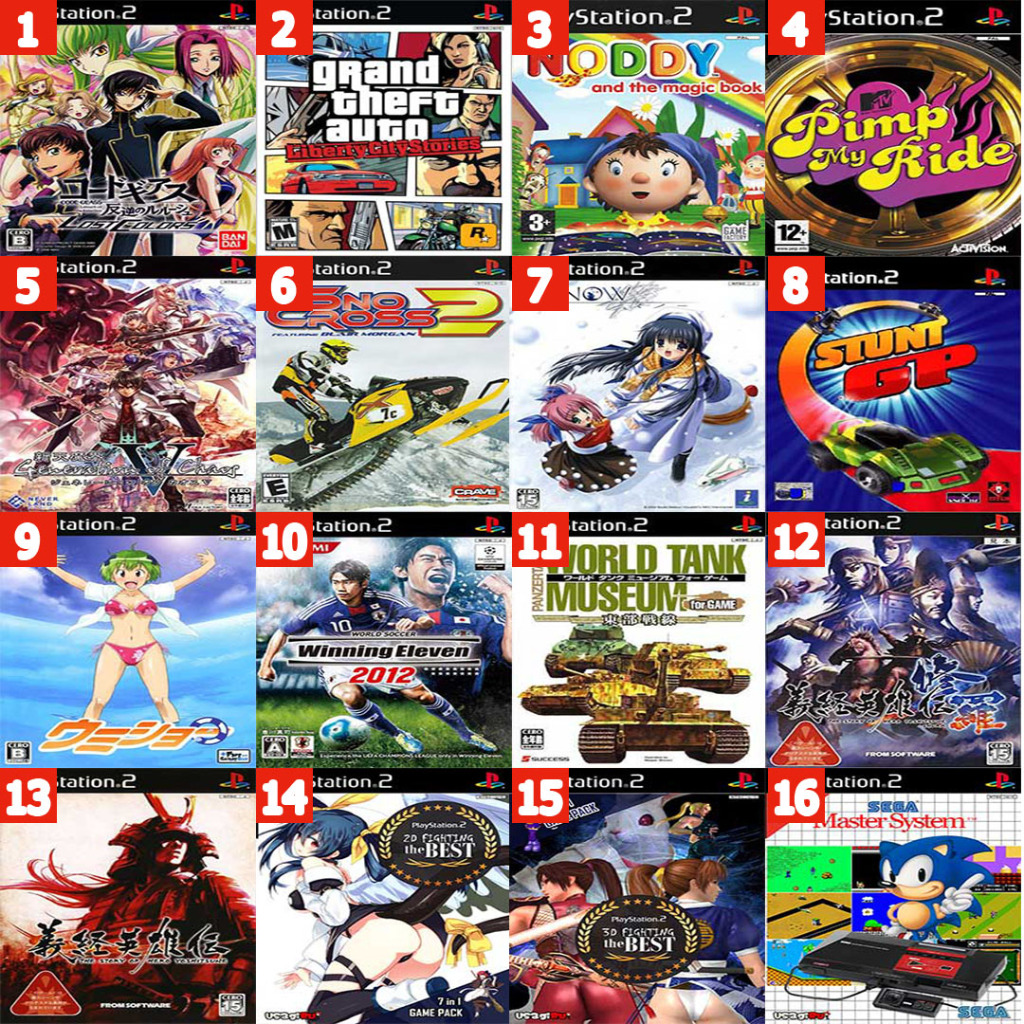 PS2 Game Disc: Interesting And Rare Games To Choose Vol.18 | Shopee ...