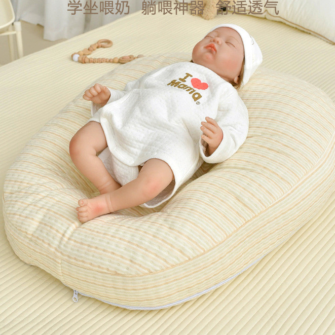 Newborn Baby Slope Pillow Anti-Vomiting Spill Choking Milk Pad Lying ...