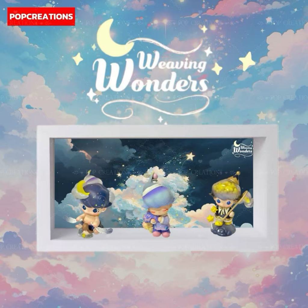 POPCREATIONS POPMART DIY DIMOO Weaving Wonders Photo Frame 14 * 35 BOX ...