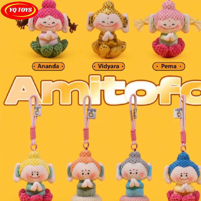 Dip Box Amitofo Plush Keychain There Are 6 | Shopee Singapore