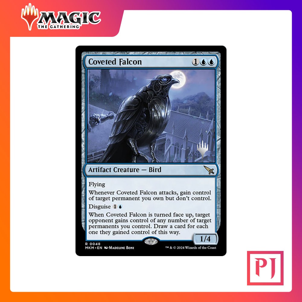 [MTG] Coveted Falcon (Promo Pack) [MKM] [BLUE] [RARE] [NORMAL] [ENG] (Magic Card/Magic the ...