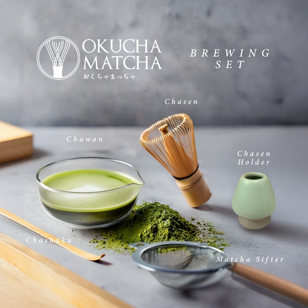 Matcha Brewing Kit(Starter)Okucha | Shopee Singapore