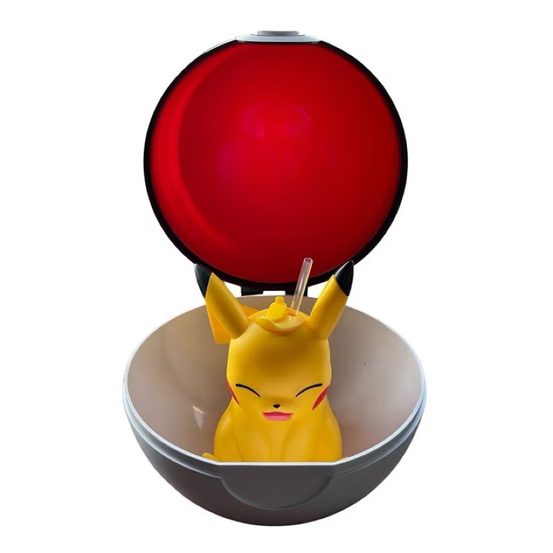 Pokeball with Pikachu Bottle Cup pokemon Glass From major bucket ...