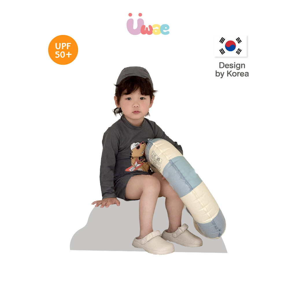 Uwae Boys Uv Protection Swimwear Bodysuit With Cap Rocking Dino Design ...
