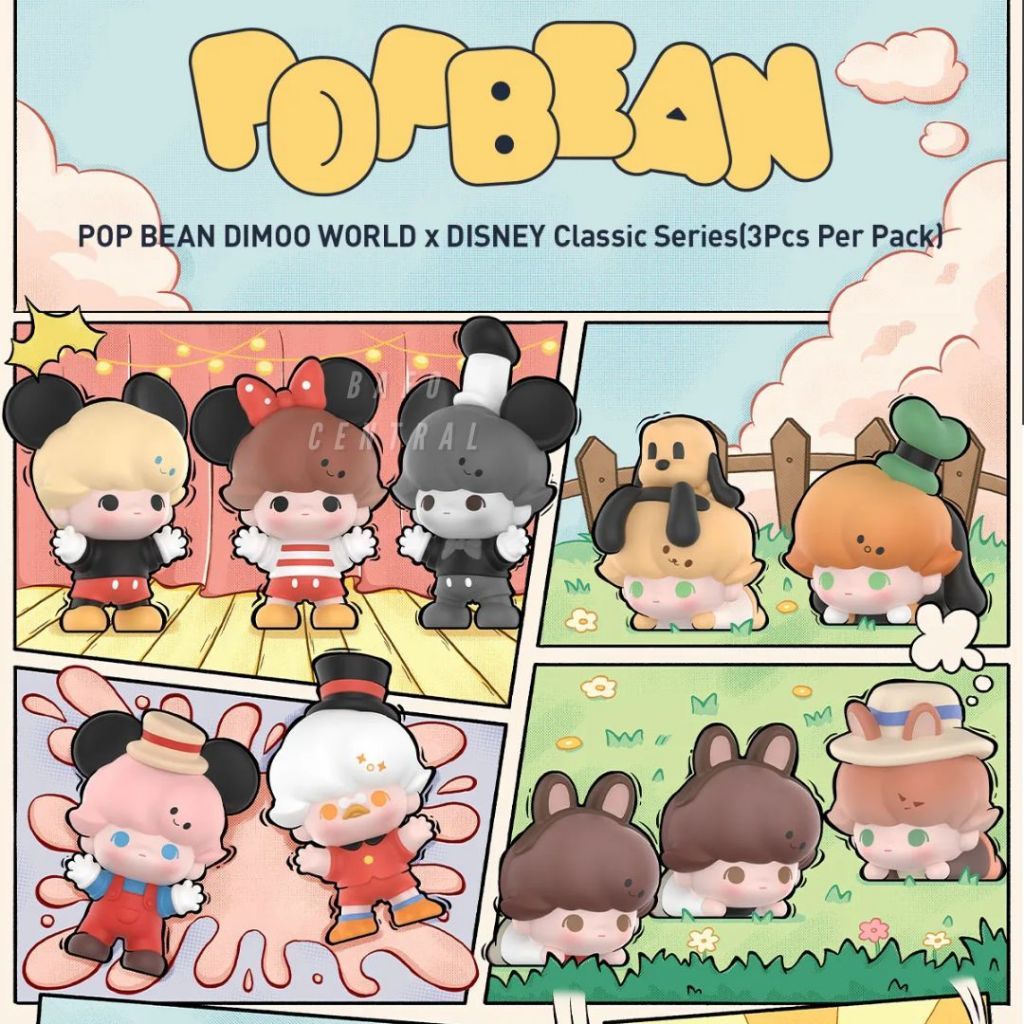 POP BEAN DIMOO WORLD X DISNEY CLASSIC (3PCS/PACK) | Shopee Singapore