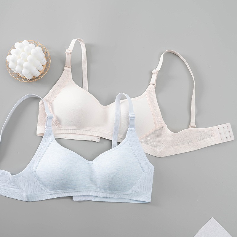 Soft Cotton Bra Set Small Size For Teenager Girls 8888 | Shopee Singapore