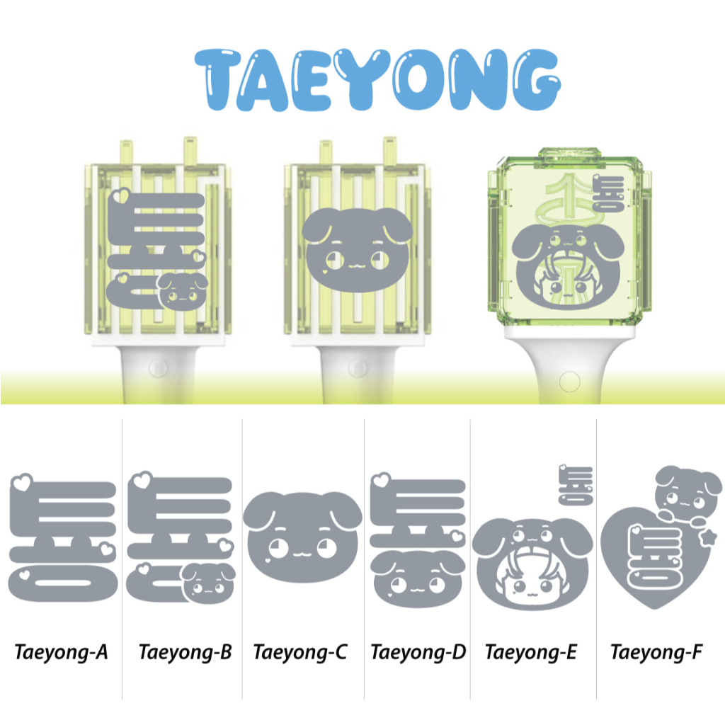 NCT 127 + TENLEE : Reflective Light Stick Sticker | Shopee Singapore
