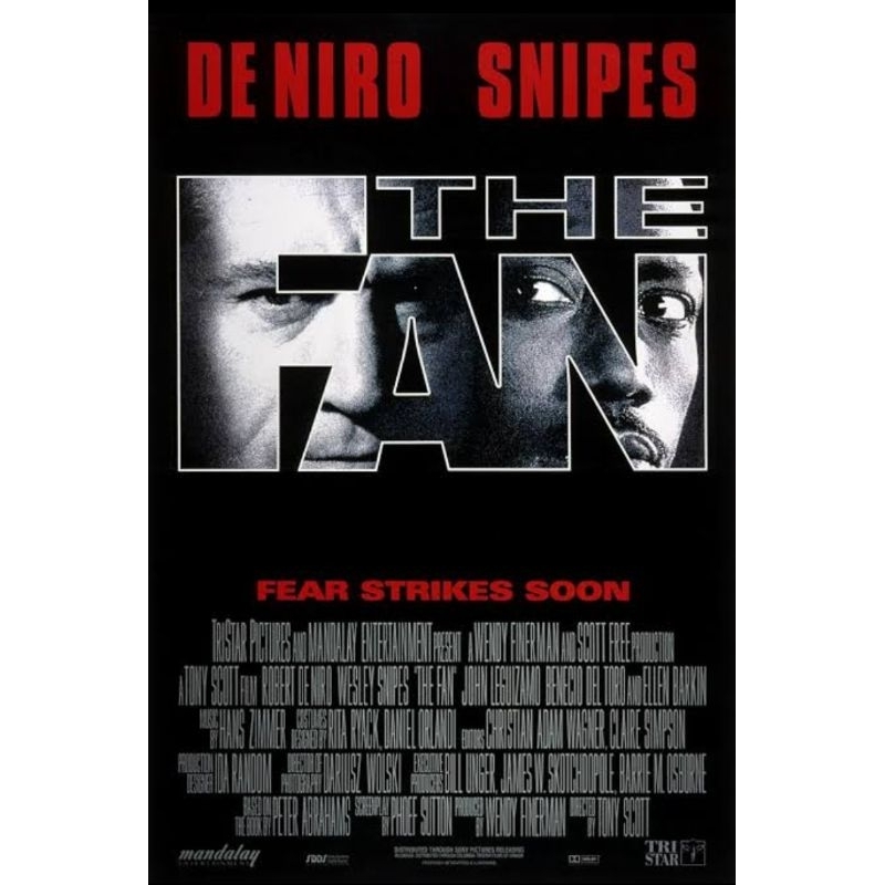 Blu-ray + DVD Cover + Screen Disc The Fan (1996) Savvy Purebred Fans ...