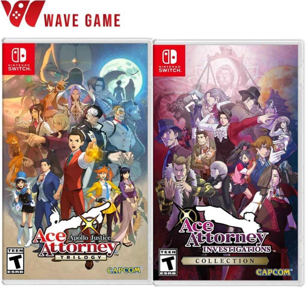 nintendo switch ace attorney trilogy/inverstigation collection (english ...