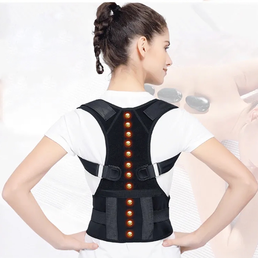 LM-Straight Back Support Shirt Relieve Pain Hunchback Belt To Correct ...