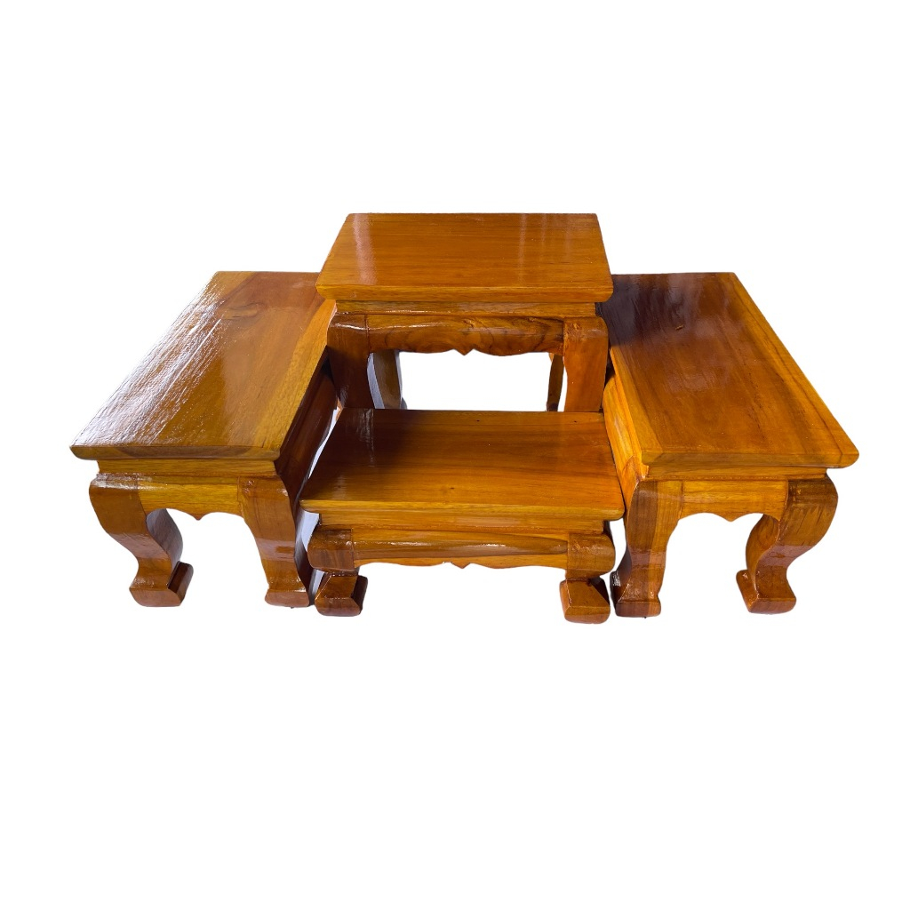 Buddha Altar Table 1 Set Of 4 Pieces (Size 8x5 Inches Height 8 4/10x5 6 ...