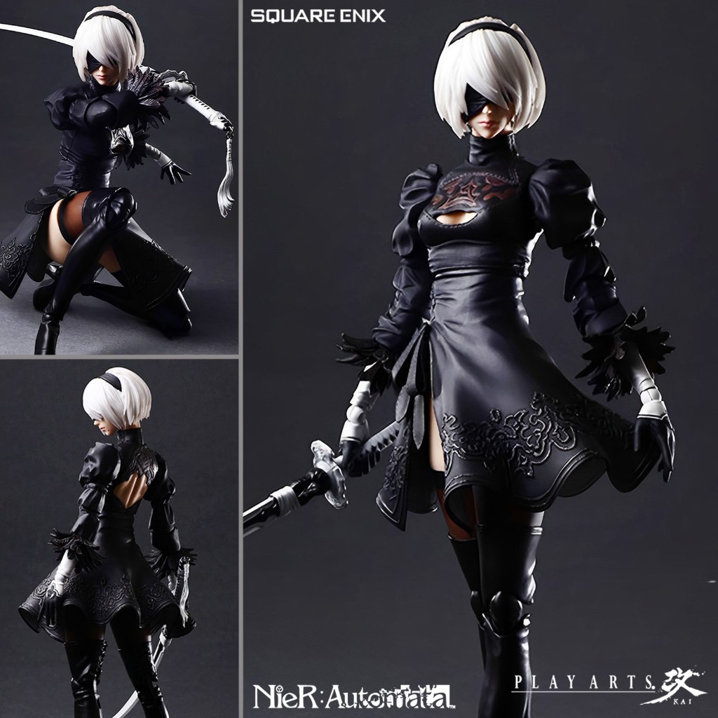 Square Enix Play Arts Kai NieR Automata Niear 2B YoRHa No 2 Type B ...