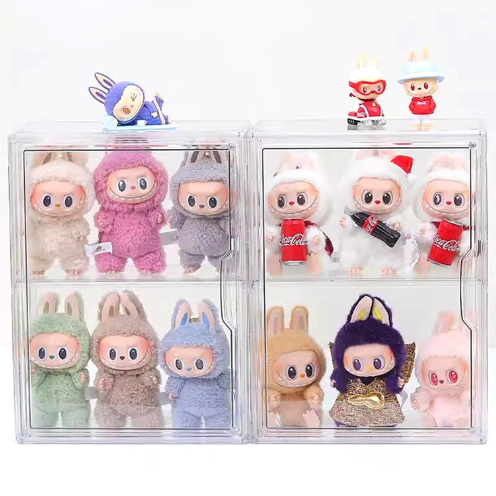 Model Box art toy Transparent Doll Labubu Cabinet Waterproof And High ...