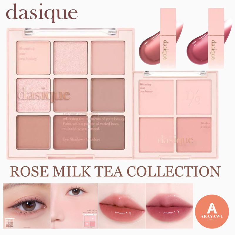 DASIQUE ROSE MILK TEA COLLECTION PALETTE Pallete | Shopee Singapore