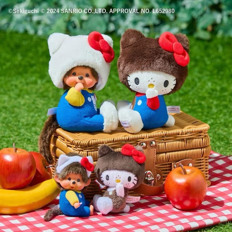 Monchhichi x Hello Kitty 50th Anniversary | Shopee Singapore